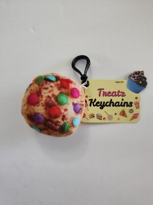 Plushie TREATZ KEYCHAIN Cookie Candy Red Blue Pink Green Purple clip ...