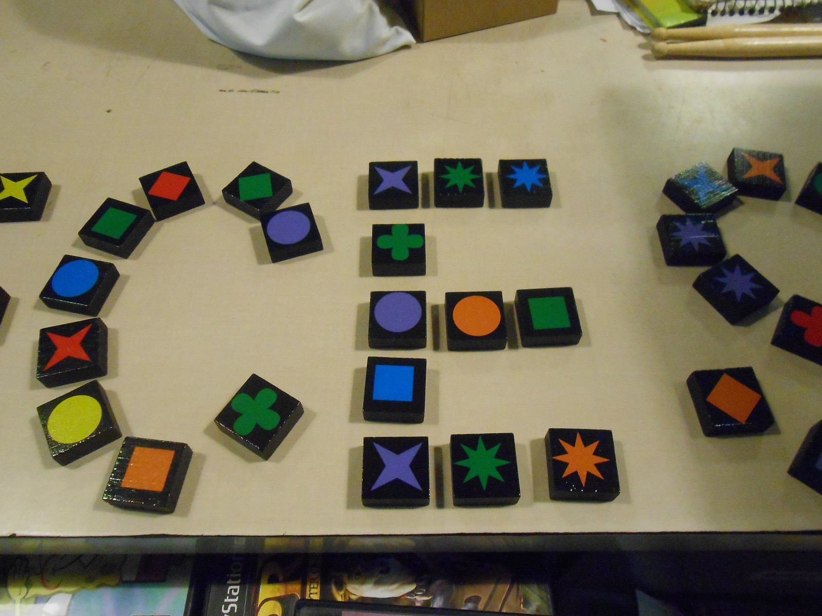 Qwirkle/Quirkle Game Replacement Tile/Piece/Block (1 Tile) Any Color ...