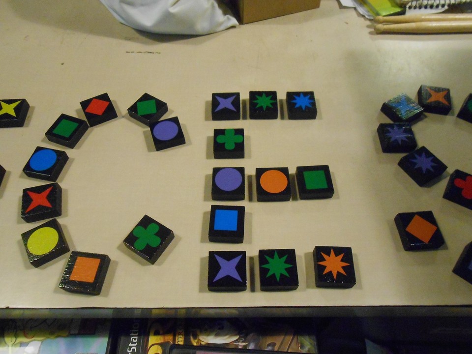 Qwirkle/Quirkle Game Replacement Tile/Piece/Block (1 Tile) Any Color ...