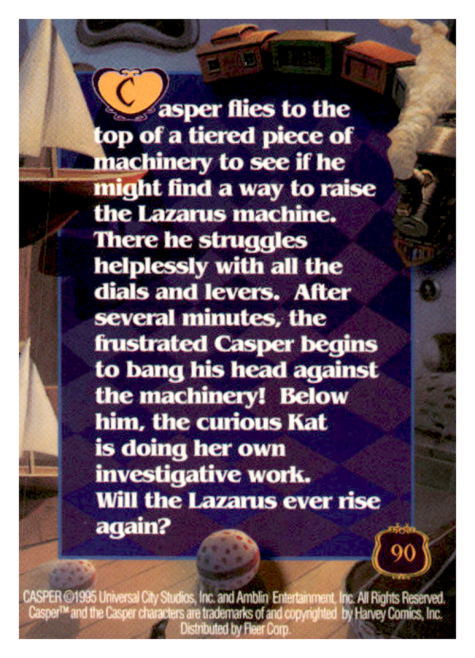 1995 Fleer Ultra Casper #90 Will Lazarus Rise Again NM-MT ID:68567 | eBay