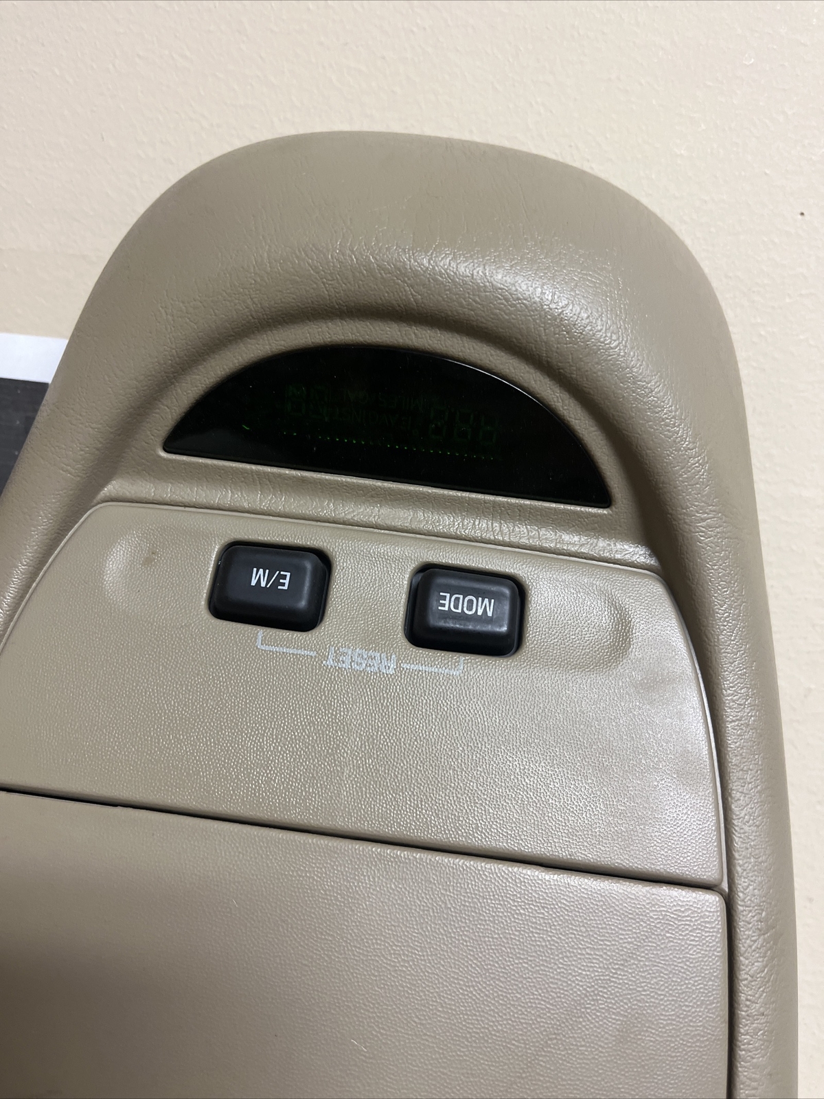 2002-2004 FORD OEM SUPERDUTY F250 F350 OVERHEAD CONSOLE SHELL TAN W ...