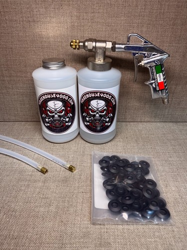 Pro Undercoating Spray Gun with 2 Wands, 2 Quart Bottles, and 50 Rust ...