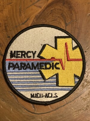 Vintage Mercy Paramedic Patch | eBay