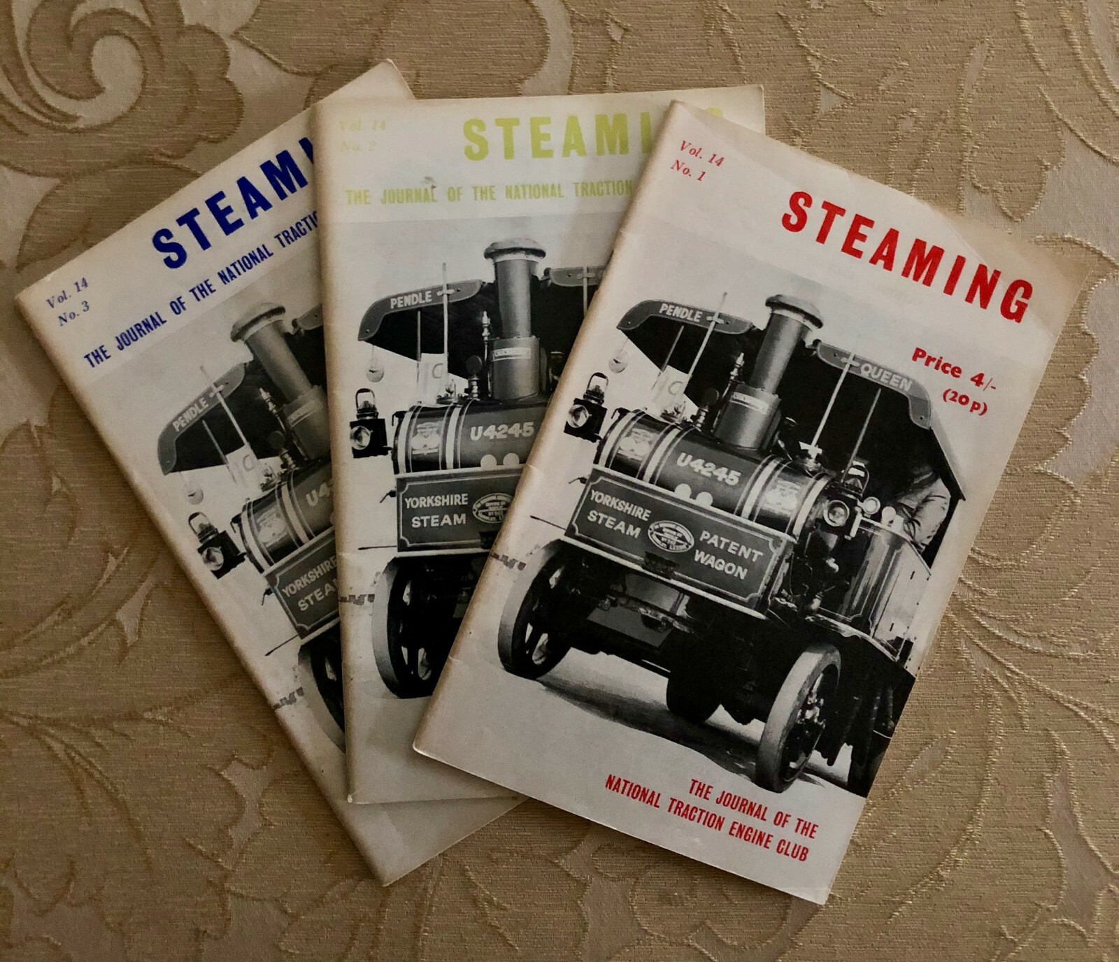 STEAMING The Journal of the National Traction Engine Club x3 Volumes ...