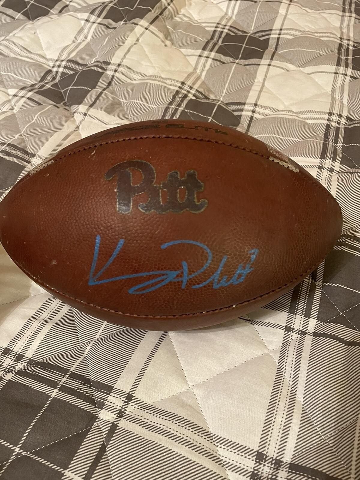 Kenny Pickett Signed Autographed Game Used Pitt Panthers Football ...