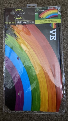 Pride LGBT Magnetic mailbox cover LOVE RAINBOW | eBay