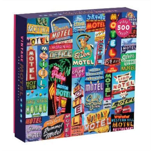 Galison Vintage Motel Signs 500 Piece Puzzle NEUF 9780735353275 | eBay