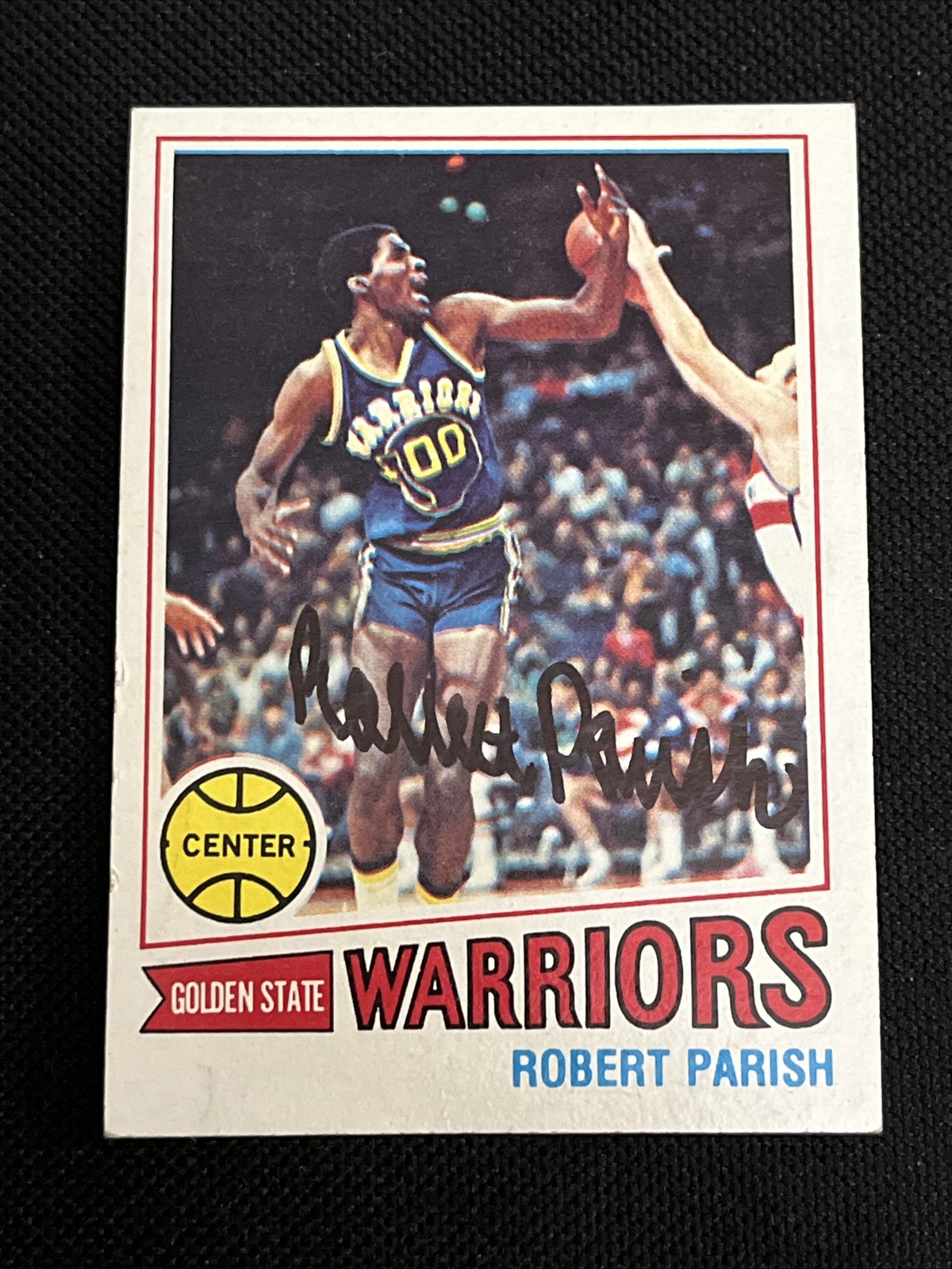 HOF ROBERT PARISH 1977-78 TOPPS ROOKIE SIGNED AUTOGRAPHED CARD #111 ...