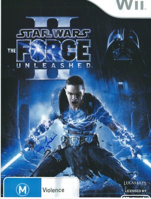 CULLY FREDRICKSEN Signed 8.5 x 11 Photo STAR WARS THE FORCE UNLEASHED ...
