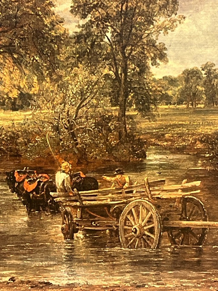 Vintage, Framed Art print, "The Hay Wain" by John Constable | eBay