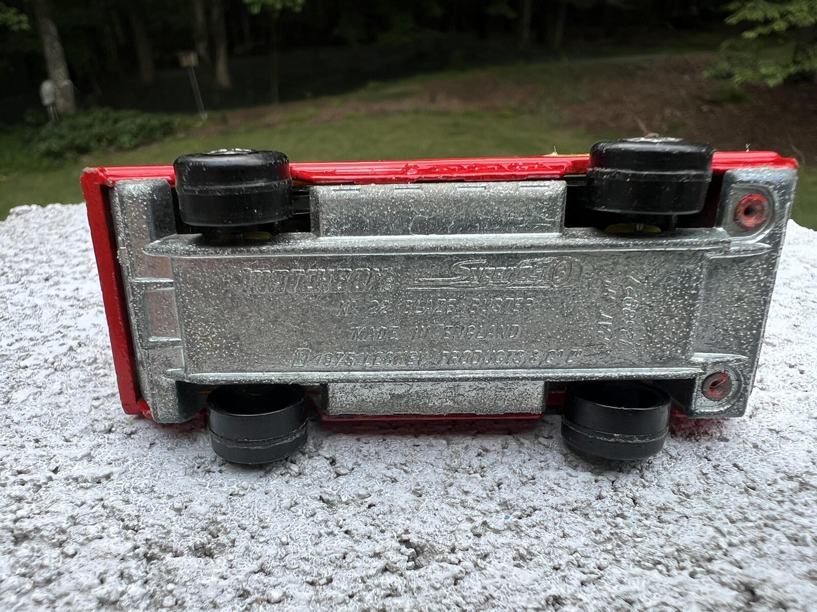 Vintage Matchbox Fire Truck BLAZE BUSTER Superfast No.22 Lesney England ...