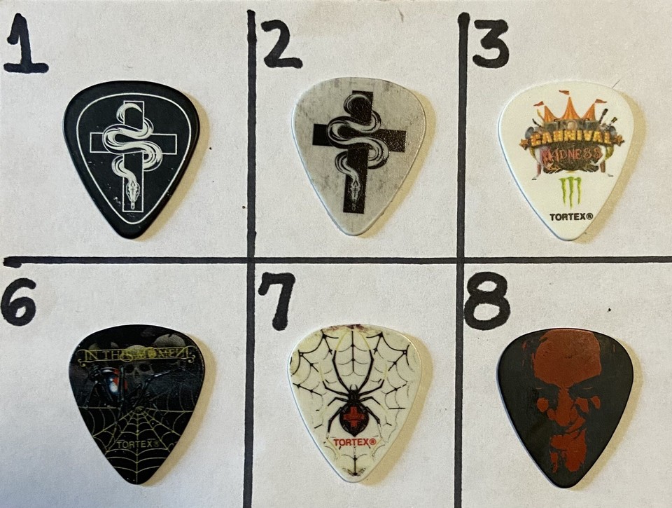 6 In This Moment Randy Tour Guitar Picks SLIPKNOT HALESTORM SHINEDOWN ...