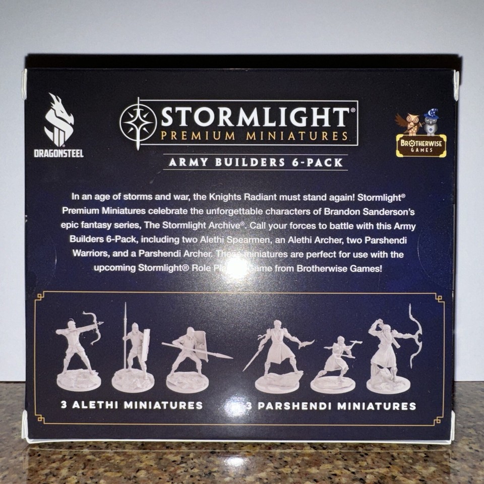 Stormlight Archive Premium Miniatures Army Builder 6-pack Sanderson ...
