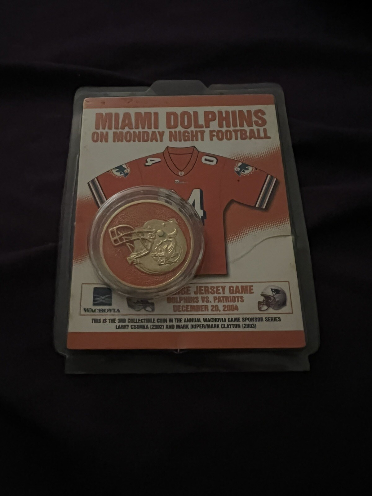 NFL Miami DOLPHINS 2004 Collectors Coin Monday Night Football | eBay
