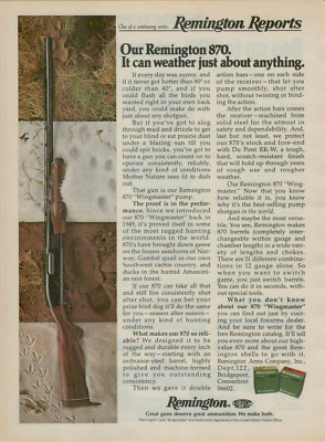 1976 Remington Wingmaster 870 Pump Shotgun Can Weather Anything VINTAGE ...