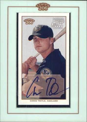 A1597- 2002 Topps 206 Autographes #CT Chris Tritle G2 Autographe - NM ...
