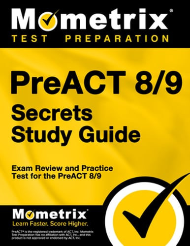 PreACT 8/9 Secrets Study Guide : Exam Review and Practice Test for the ...