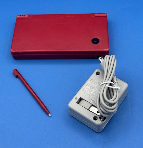 Nintendo DSI Red Console w/ Charger & Stylus Tested & Working | eBay