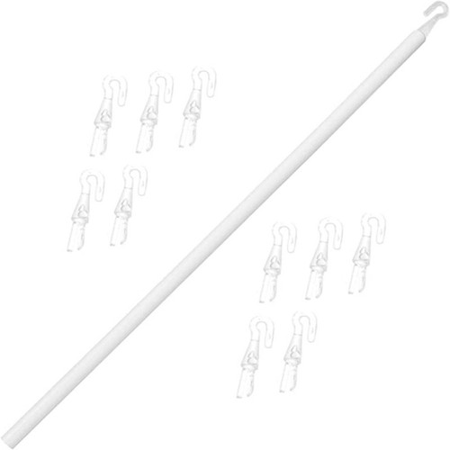 Adjustable Venetian Blinds Pull Rod 117CM PP with Safety Lock and Hook ...