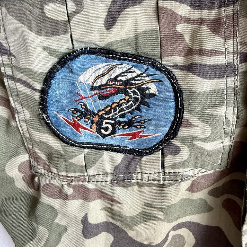 Vietnam War Era 1970s Patched Korean Special Forces ROK Camo Jacket | eBay
