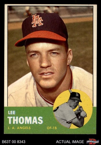 1963 Topps #441 Lee Thomas Angels 4 - VG/EX | eBay