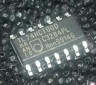 10pcs. 74HCT00D QUAD 2-IN NAND GATE SO14 SMD 74HCT00 noRoHs = U74HCT00S ...