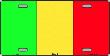 Mali Flag Metal Novelty License Plate Tag LP4092 | eBay