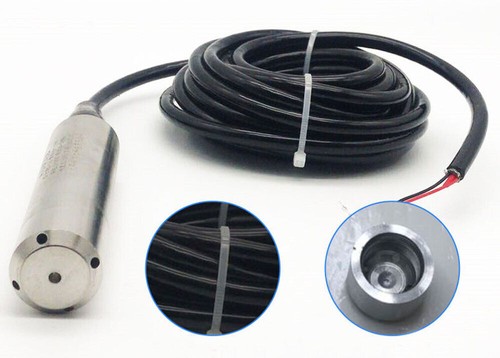 DC24V 4-20mA Throw-In Liquid Level Sensor Water Level Transmitter Range ...