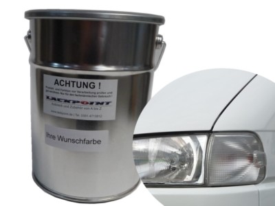 2 Litre 1K Car Paint Resin Suitable for VW R902 Grey-White No Clear ...