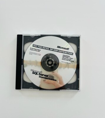 Microsoft SQL Server™ 2000 Standard Edition Neuf Avec License | eBay