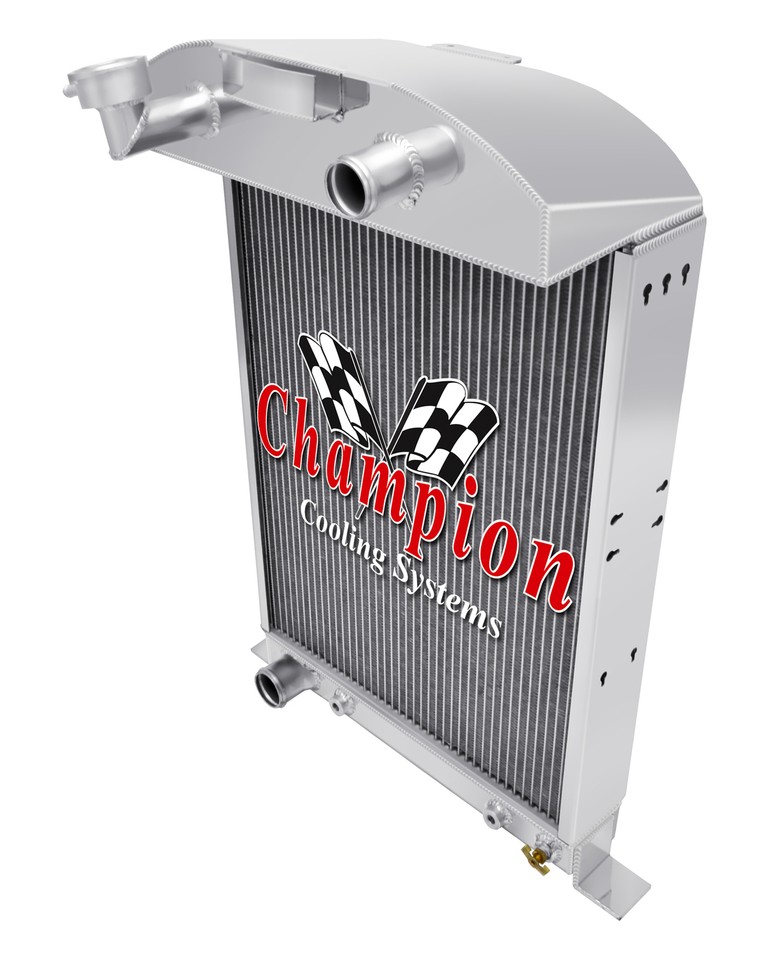 KR Champion 3 Row Radiator Ford Config for 1933 1934 Ford Cars V8 ...
