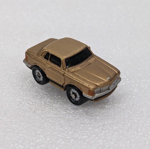 Vintage MICRO MACHINES MERCEDES-BENZ 450SLC Gold 1987 Galoob 80s Toy ...