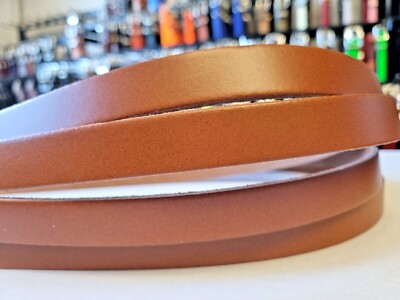LONDON TAN Leather all Widths 127cm 50" Long STRAPS BLANKS 2.8mm THICK ...