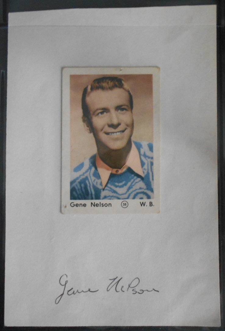 1952 Maple Leaf, Film Stars, #38 Gene Nelson Actor with Auto | eBay