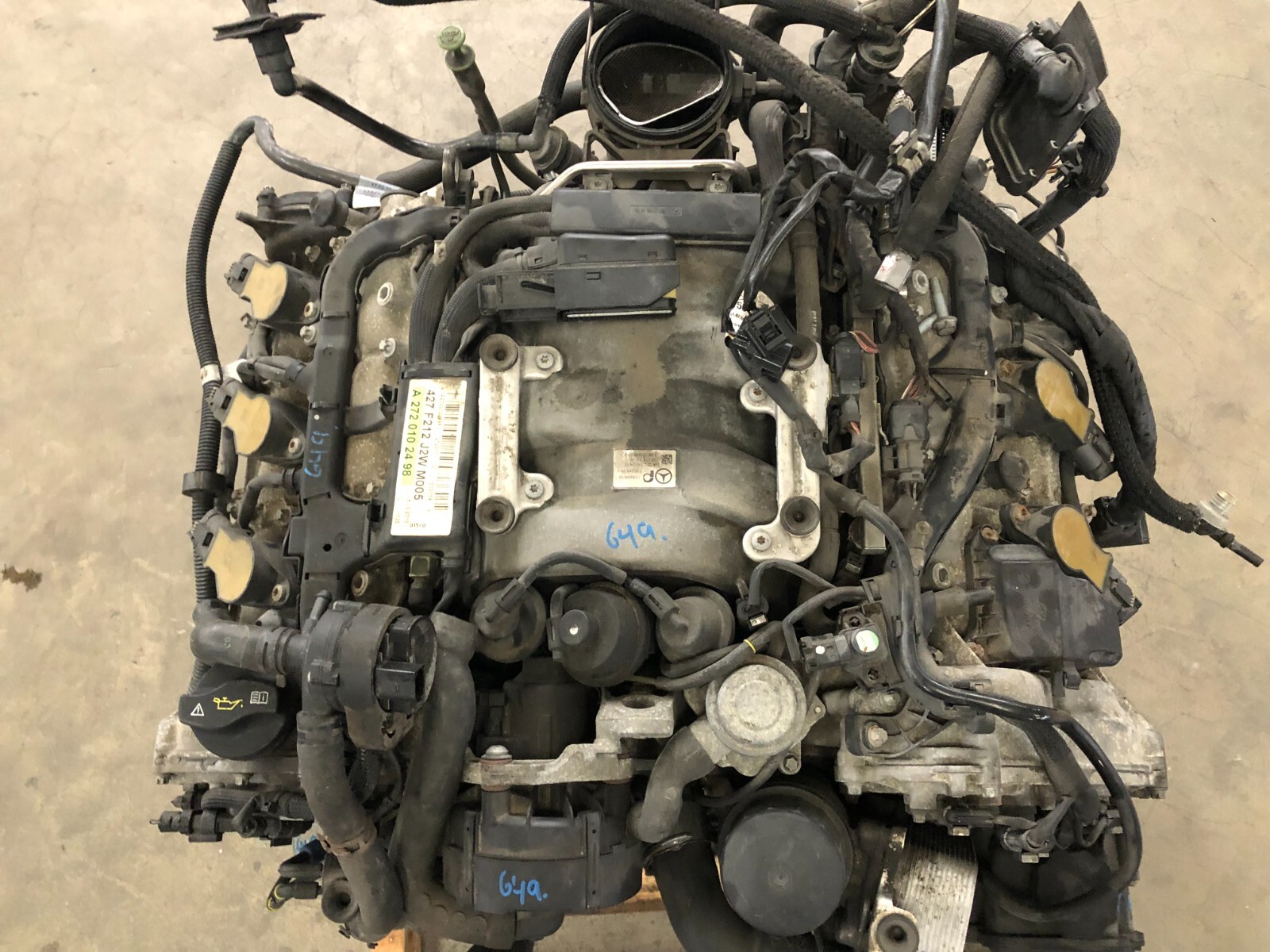 2010-2013 MERCEDES E-CLASS E350 ENGINE MOTOR COMPLETE ASSEMBLY AWD OEM ...