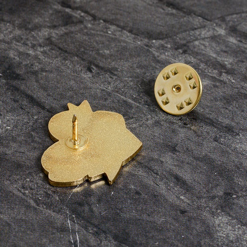 Decor Kids Girl Gift Denim Jackets Badge Brooches Enamel Pin Pink Heart ...