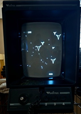 Vintage Vectrex Game system Console 1 controller 11 screens 3 pamphlets ...