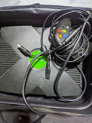 Microsoft Xbox Launch Edition 8GB Home Console - Black With Game ...