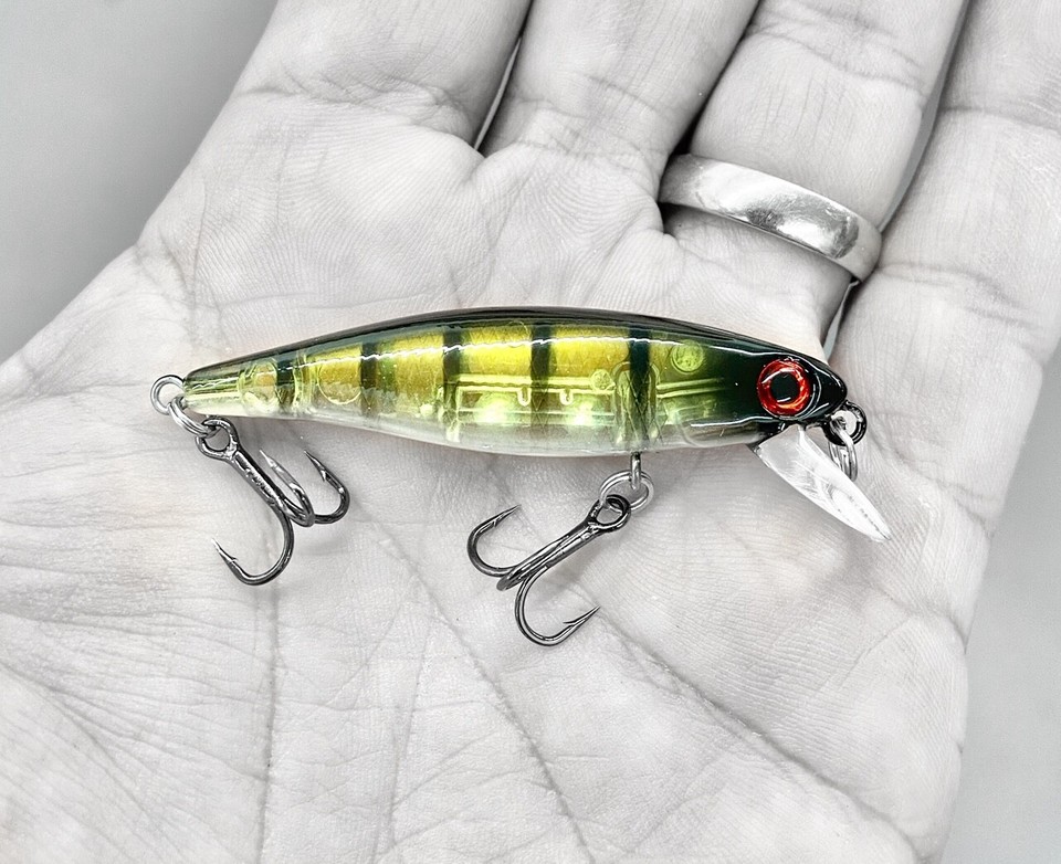 Trout Fishing Lure, Jerkbait, Crankbait Dynamic Lures HD TROUT (Ghost ...