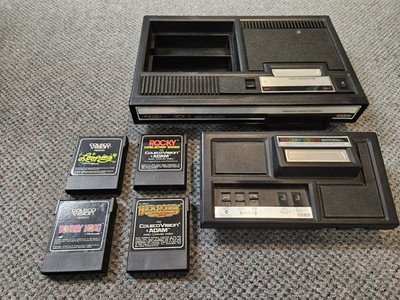 ColecoVision Console Lot with Expansion Module #1 and Games (read ...