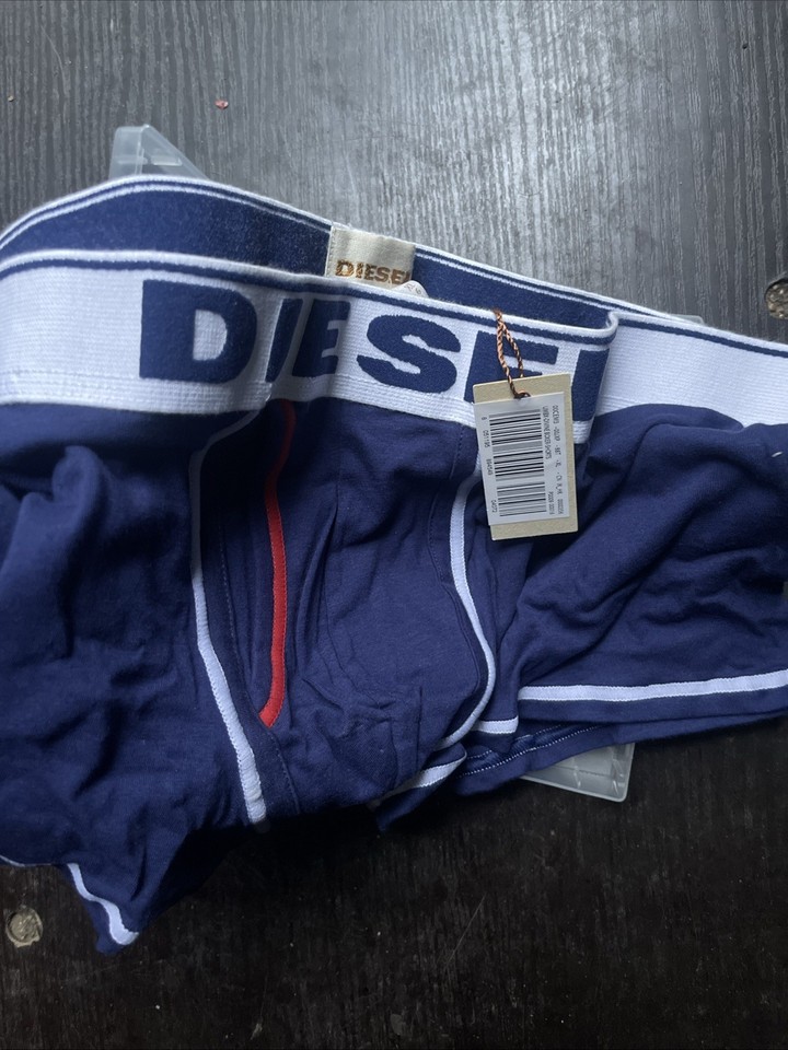 Diesel Men's Boxer Shorts Exclusive 01 Pc Hard Plastic Pack Size: XL ...