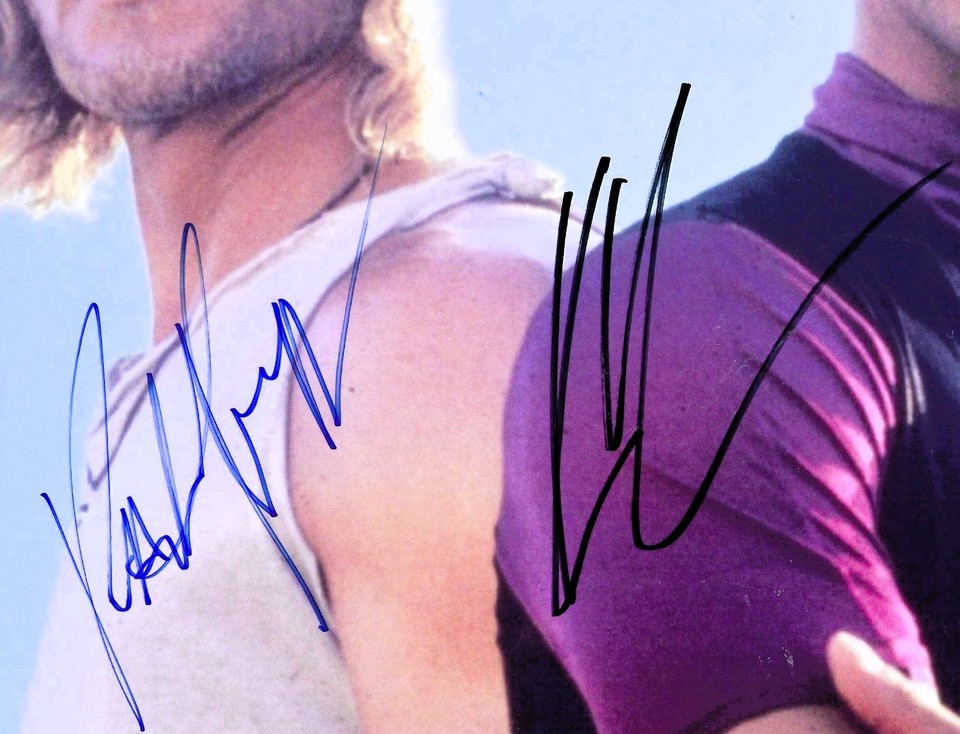 POINT BREAK Patrick Swayze & Keanu Reeves signed 8x12 with COA | eBay UK