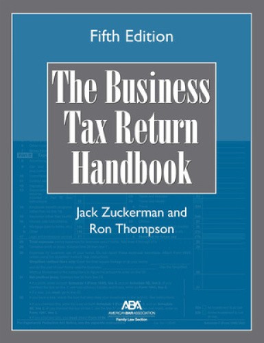 The Business Tax Return Handbook, Fifth Edition by Zuckerman, Jack ...