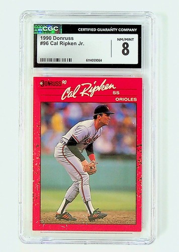 Cal Ripken Jr. Orioles 1990 Donruss #96 CGC 8 NM/MINT Baseball | eBay
