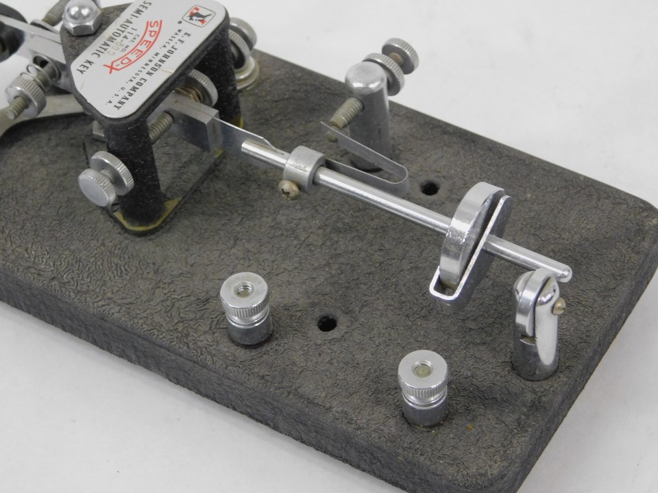 EF Johnson Speed-X 114-500 Vintage Ham Radio Semi-Automatic Telegraph ...
