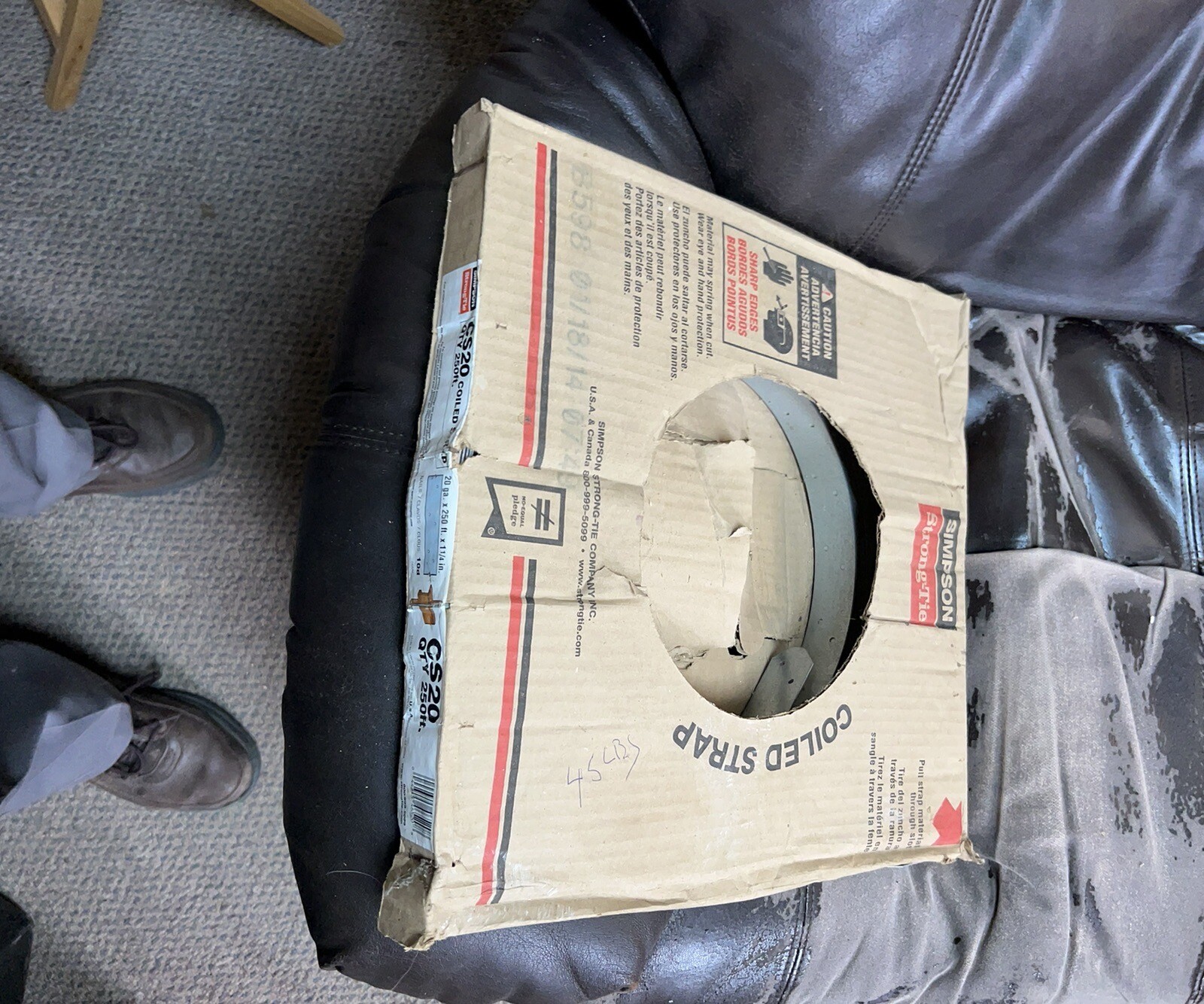 Simpson Strong-Tie CS20 259ft Coiled Strap - Silver for sale online | eBay