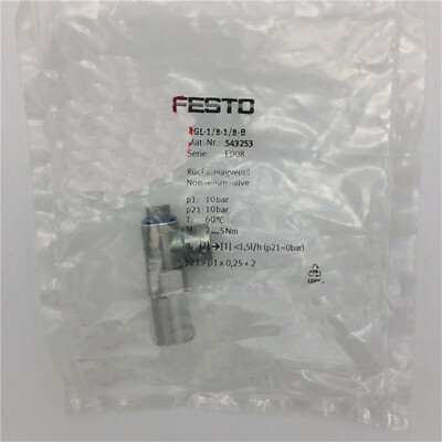 NEW FESTO HGL-1/8-1/8-B 543253 check valve IN BOX# | eBay