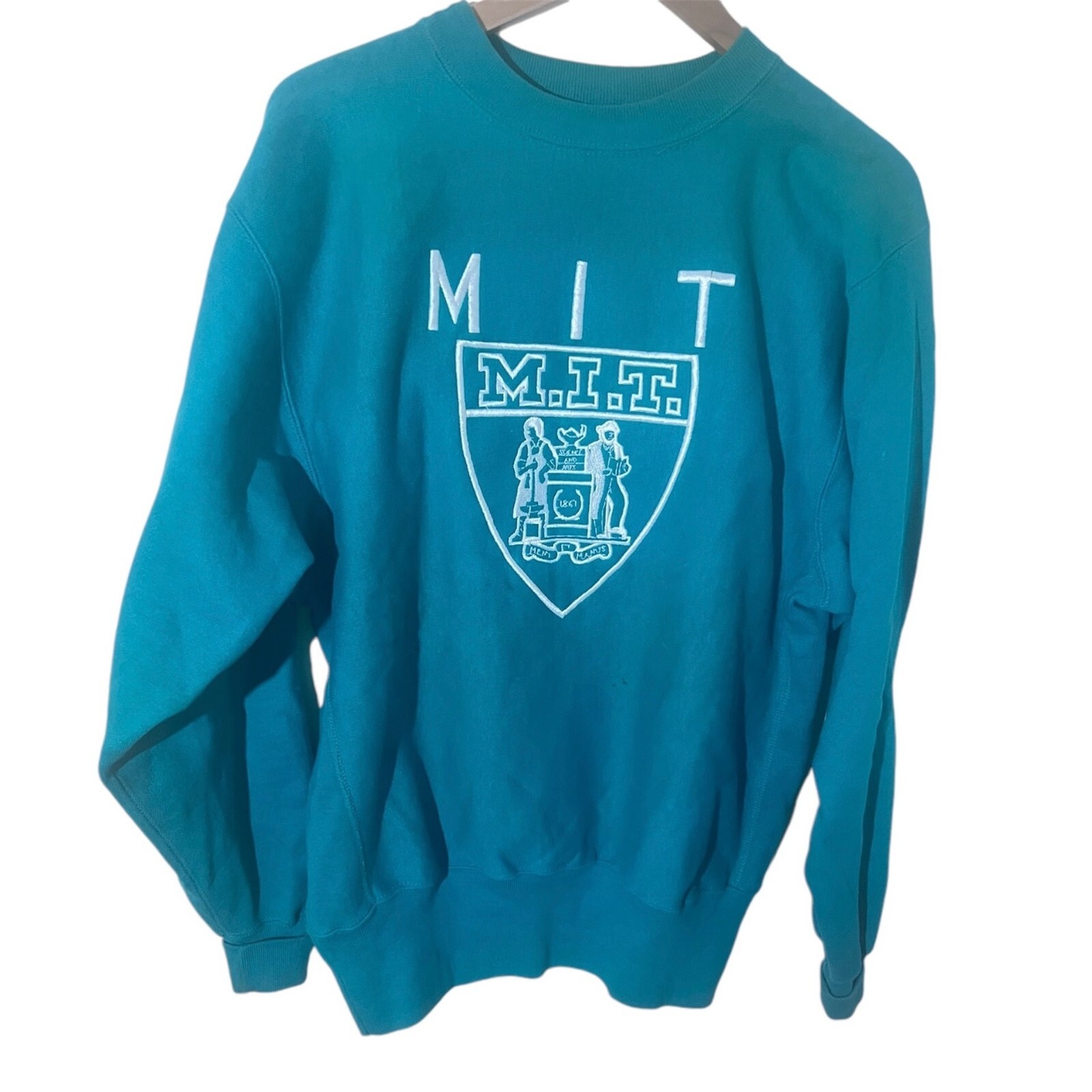 Vintage Champion MIT Sweatshirt Women's Large Reverse… - Gem