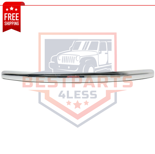 Chrome Hood Molding, GM1235119 20963701 for 2011-2014 GMC Sierra 2500HD ...