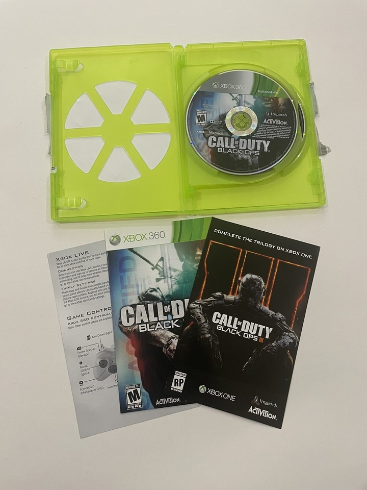 Call of Duty: Black Ops 1 & 2 Combo Pack (Xbox 360, 2015) Complete ...
